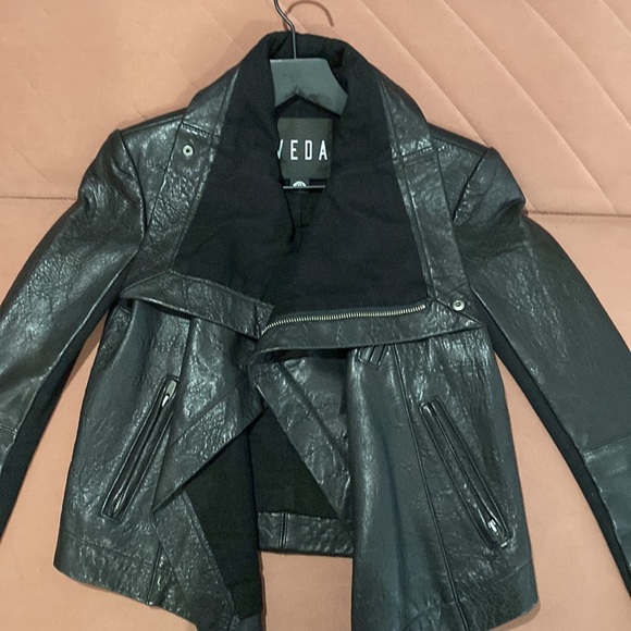 Veda | Jackets & Coats | New Veda Black Leather Jacket | Poshmark
